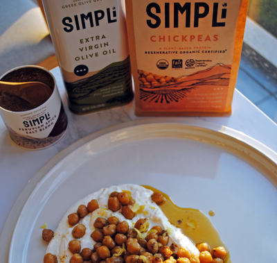 Whipped Feta and Peruvian Spiced Chickpeas – SIMPLi